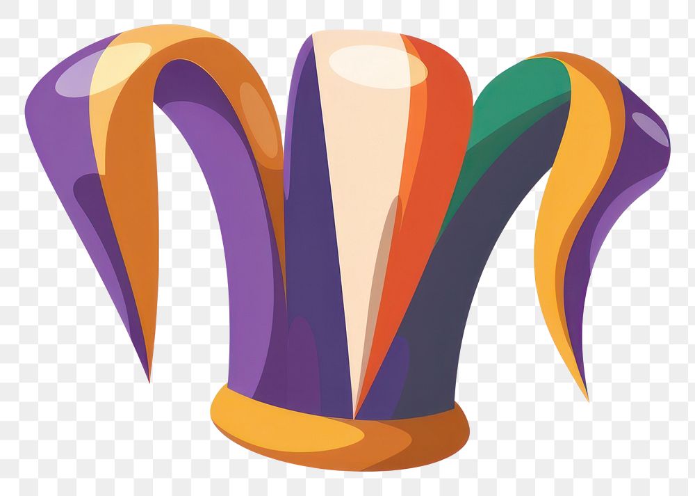 PNG Colorful jester hat illustration | Free PNG - rawpixel