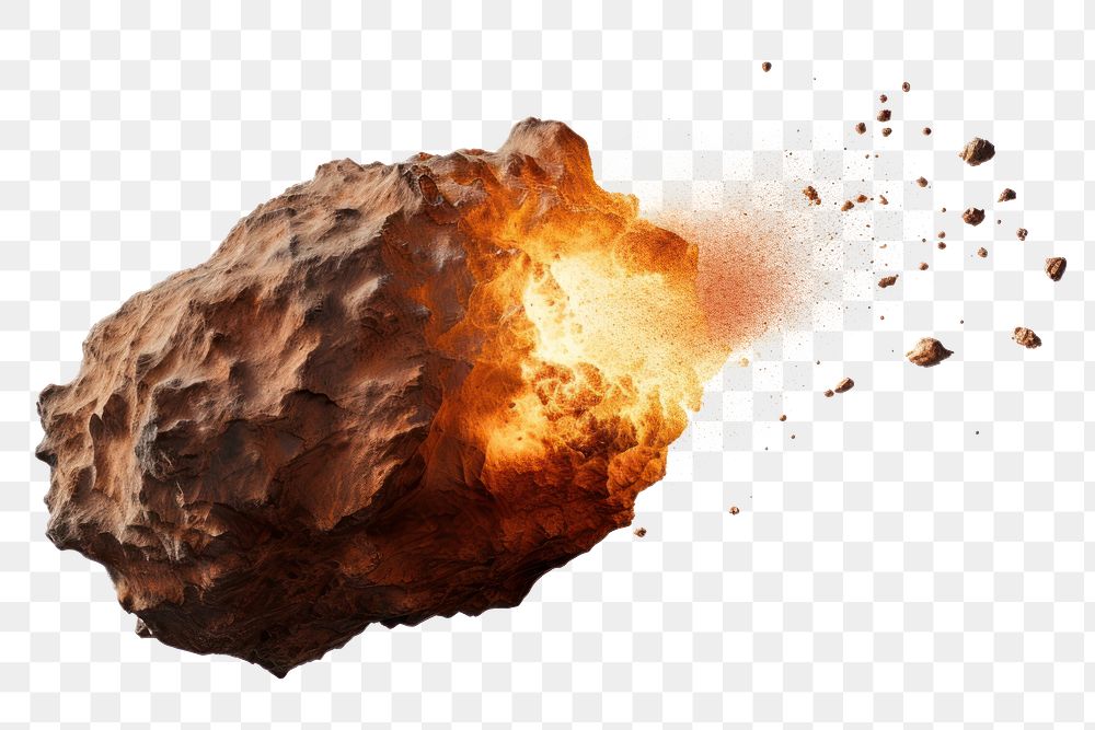 PNG Exploding meteor rock space | Free PNG - rawpixel