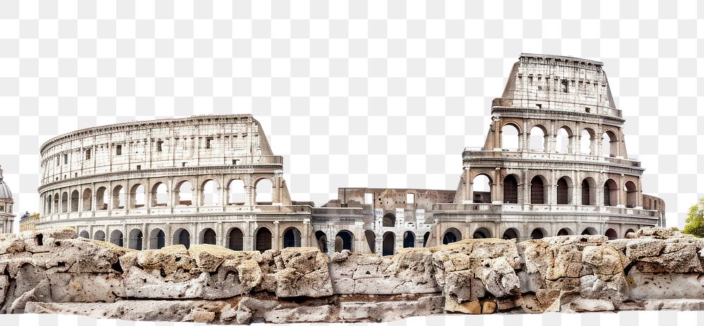 PNG Ancient Roman Colosseum ruins. | Free PNG - rawpixel