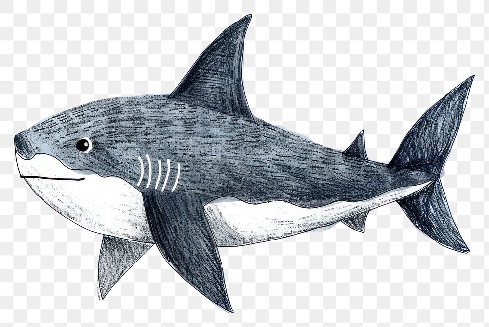 PNG Shark shark illustrated drawing | Free PNG - rawpixel