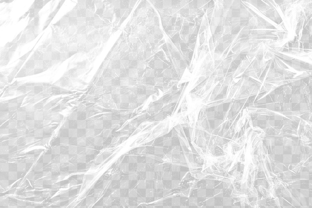Crinkled transparent plastic png texture | Free PNG - rawpixel
