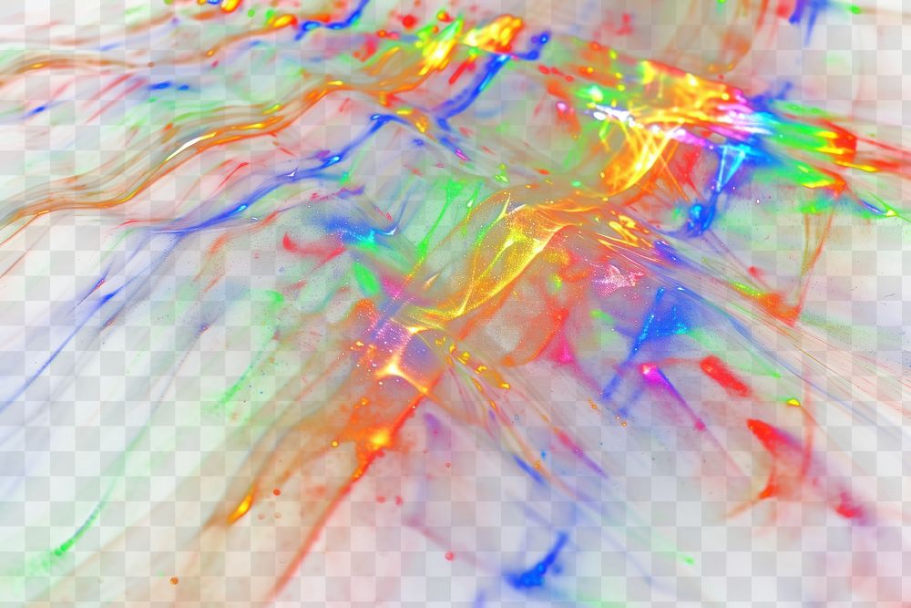 Vibrant holographic waves png light | Free PNG - rawpixel