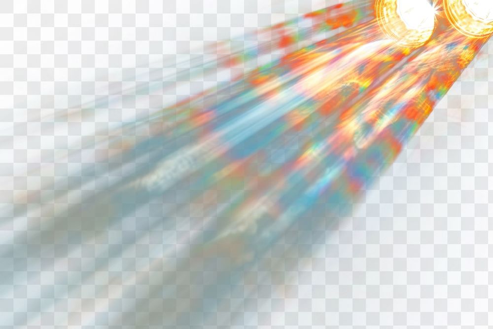 Colorful beams glass png light | Free PNG - rawpixel