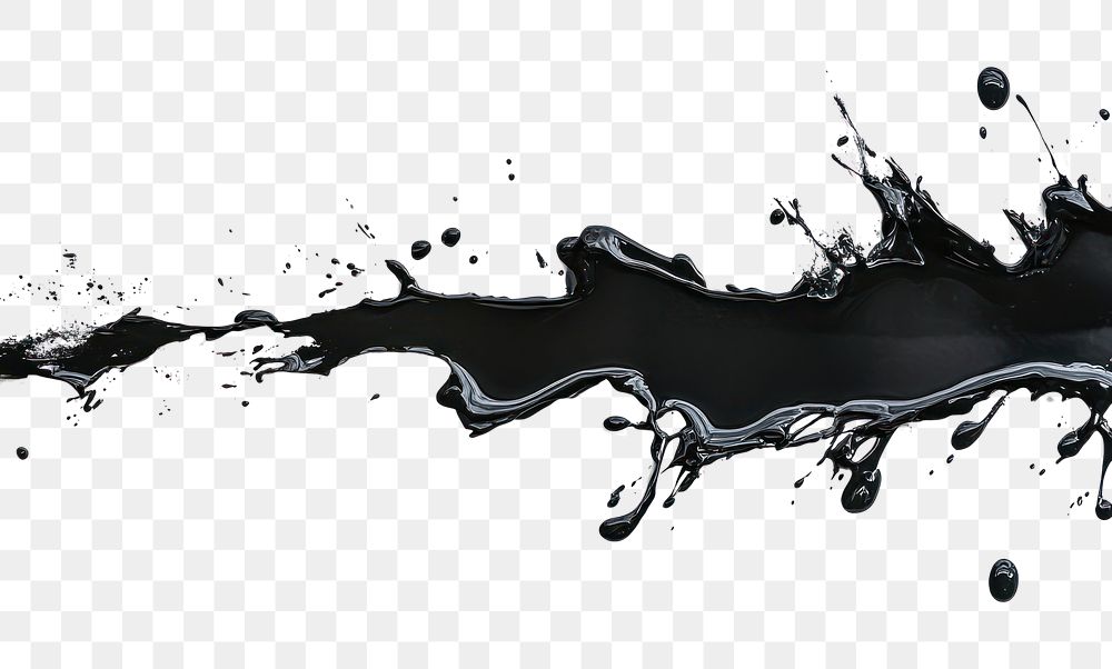 Black splash border line background | Free PNG - rawpixel