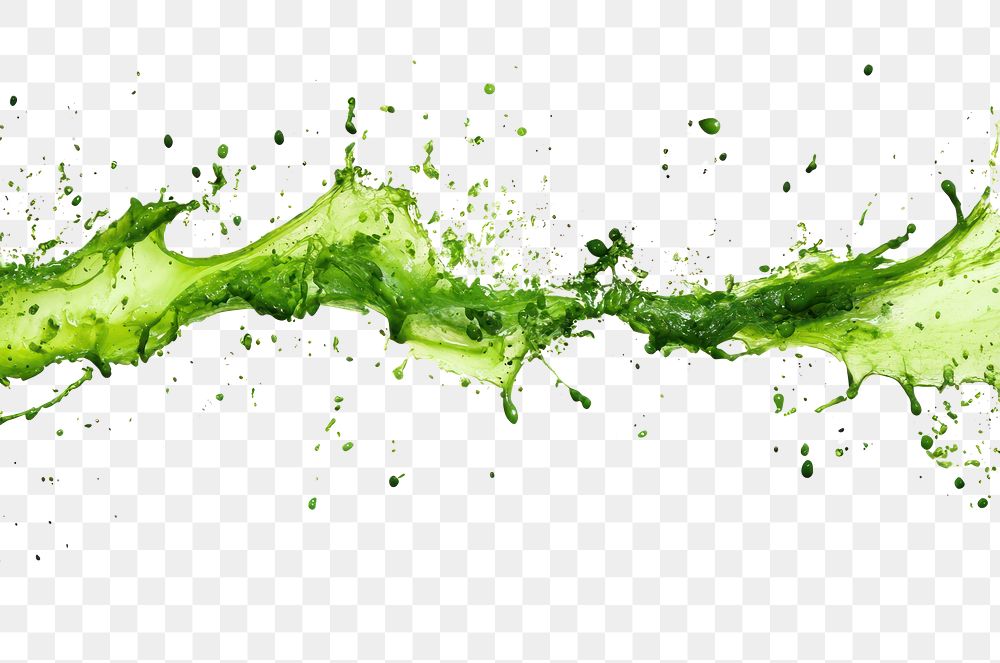Green splash border line contemporary | Free PNG - rawpixel