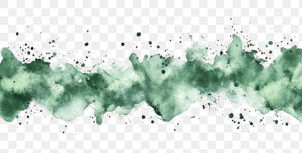 Green splash border line background | Free PNG - rawpixel