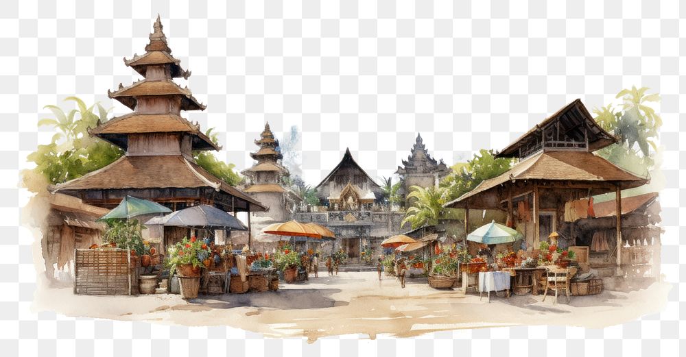 Hut Village Countryside PNG Images | Free Photos, PNG Stickers ...