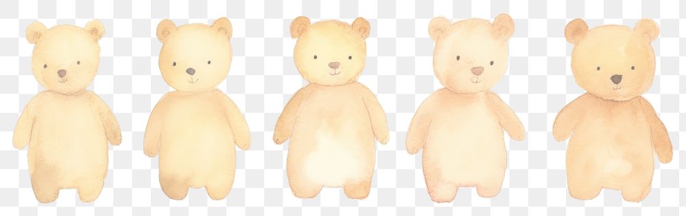 PNG Teddy bears as divider | Free PNG - rawpixel