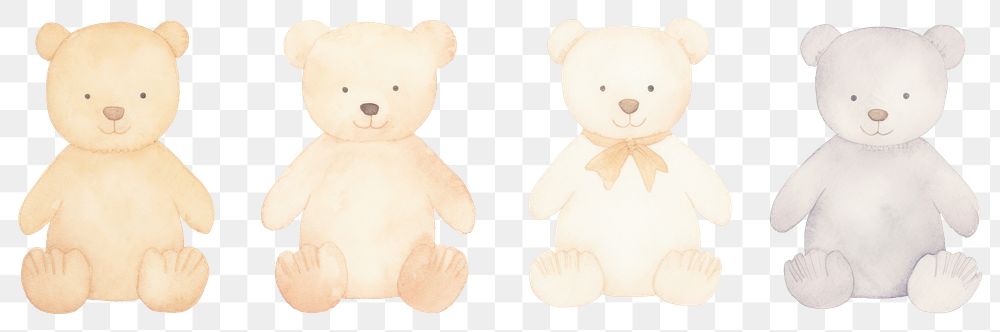 PNG Teddy bears as divider | Free PNG - rawpixel
