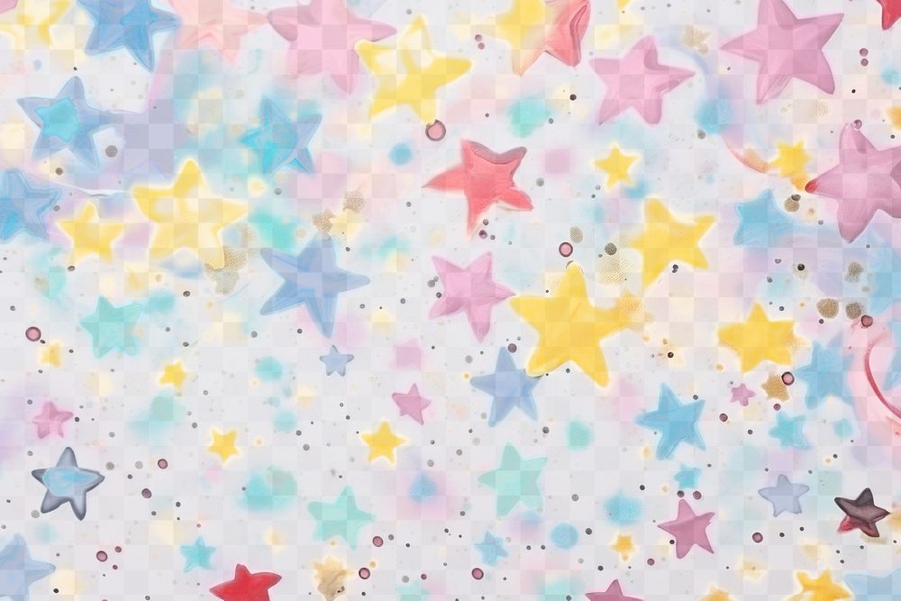 Colorful stars abstract png paint | Free PNG - rawpixel