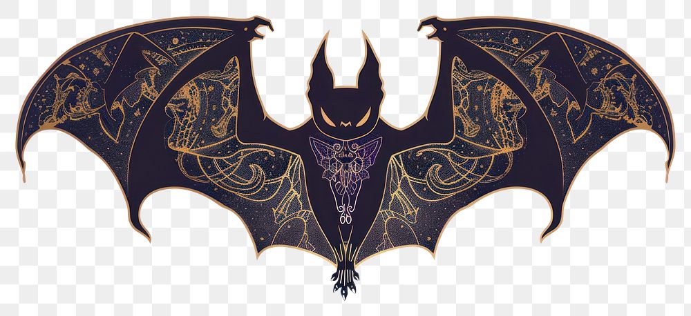 PNG Intricate bat wings illustration | Free PNG Illustration - rawpixel