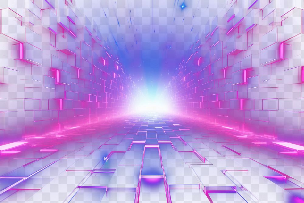 Futuristic neon grid png light | Premium PNG - rawpixel