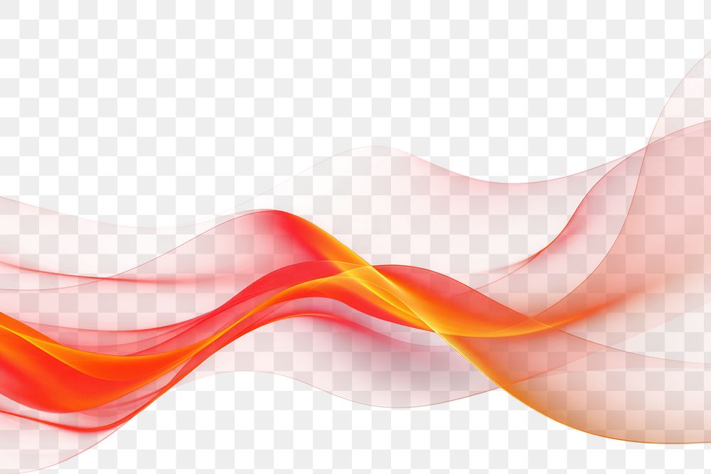 Vibrant abstract red waves png | Free PNG - rawpixel