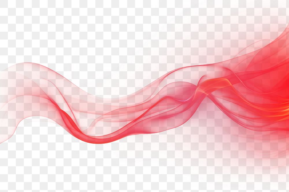 Vibrant red abstract wave png | Free PNG - rawpixel
