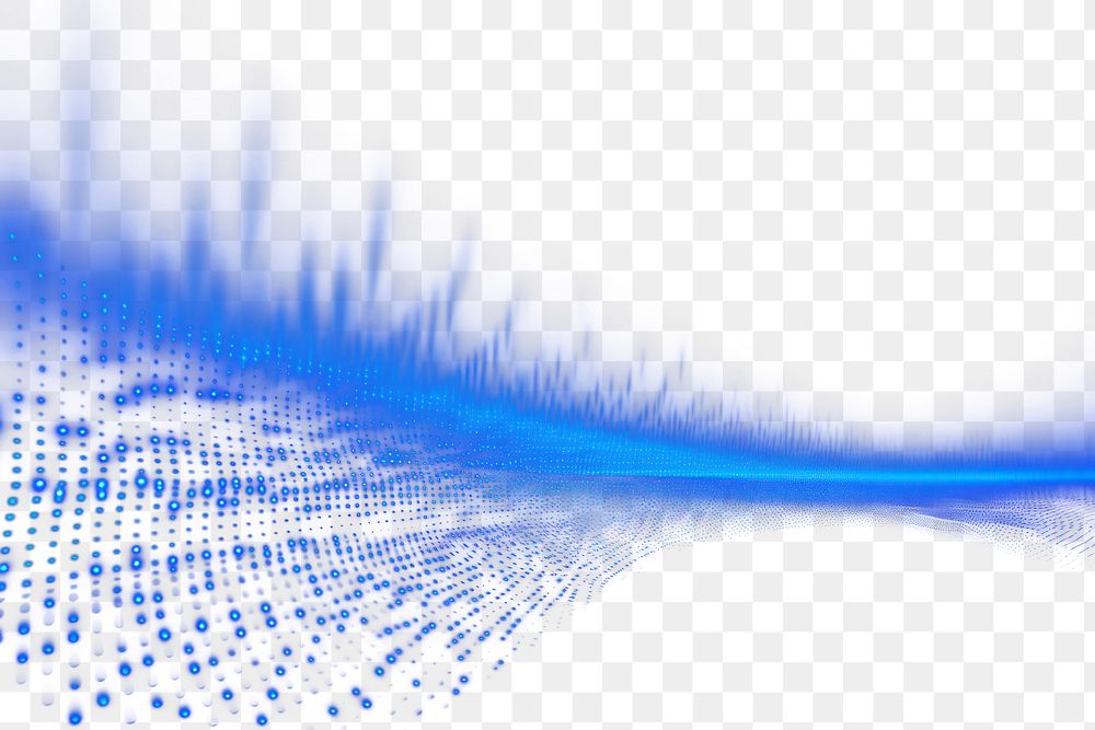 Futuristic digital wave png light | Free PNG - rawpixel