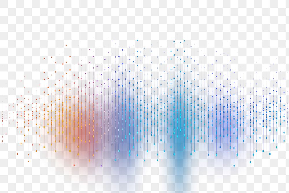 Colorful digital sound wave png | Free PNG - rawpixel