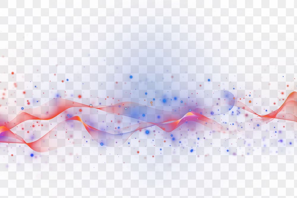 Vibrant abstract digital waves png | Free PNG - rawpixel