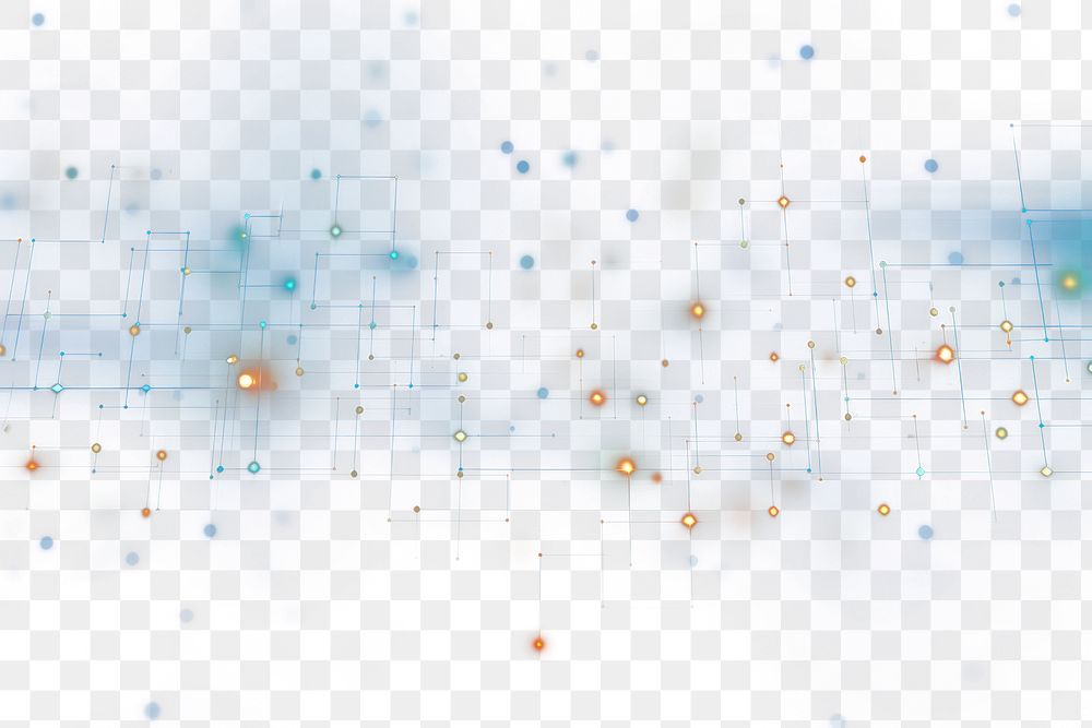 Abstract digital network png light | Free PNG - rawpixel