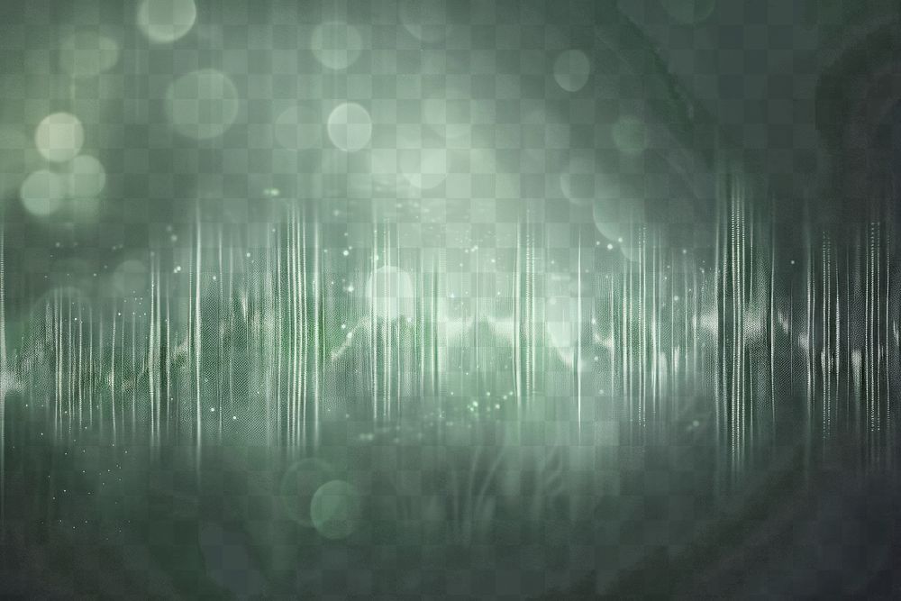 Abstract green soundwave png overlay | Free PNG - rawpixel