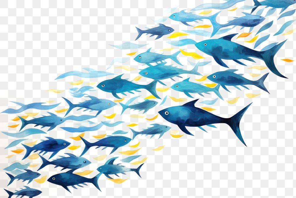 PNG Fish swimming animal shark. | Free PNG - rawpixel