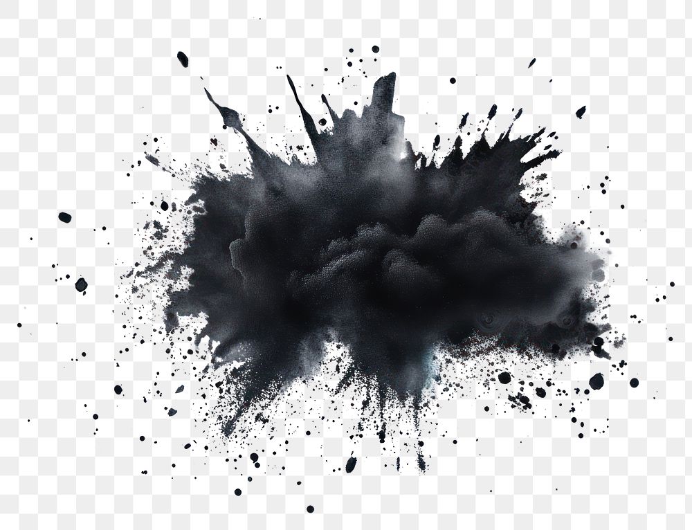 PNG Abstract black ink splash | Free PNG - rawpixel