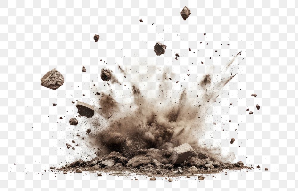 PNG Exploding dirt flying debris | Free PNG - rawpixel