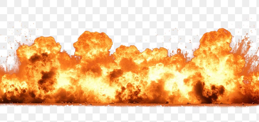 PNG Dramatic fiery explosion darkness. | Premium PNG - rawpixel