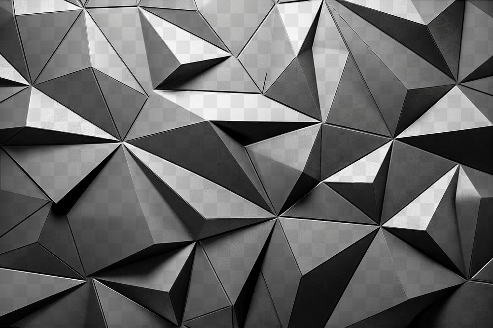 Abstract geometric black png overlay | Free PNG - rawpixel