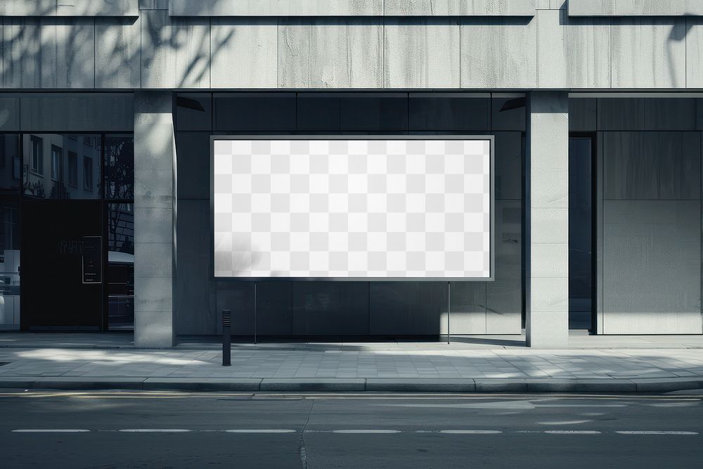 Urban storefront sign png billboard | Free PNG - rawpixel