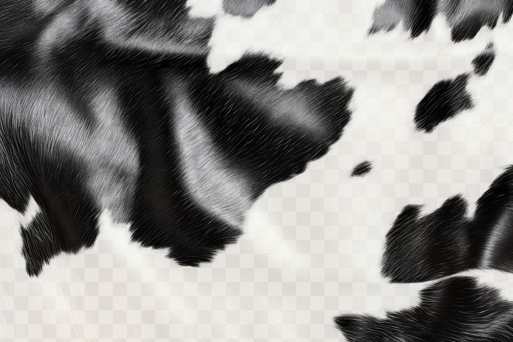 PNG Black white cowhide texture | Free PNG - rawpixel