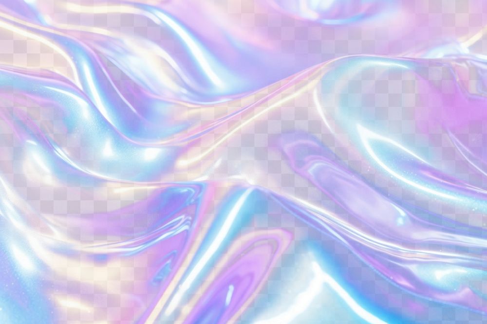 Iridescent abstract fluid waves png | Free PNG - rawpixel