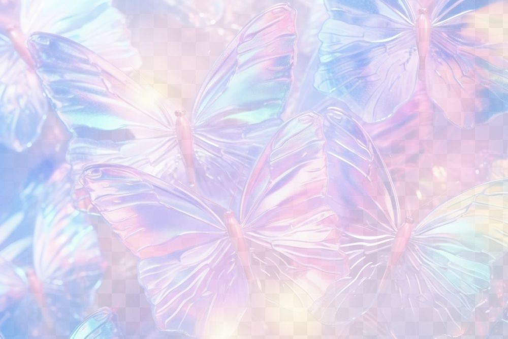 Ethereal pastel iridescent butterfly png | Free PNG - rawpixel