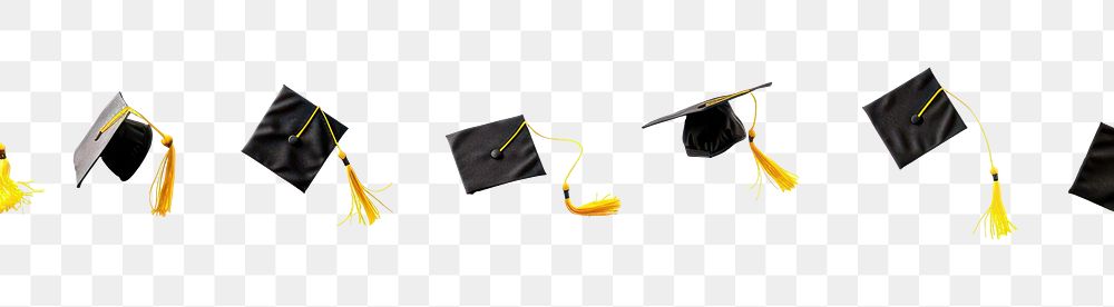 PNG Graduation caps celebration academic | Premium PNG - rawpixel