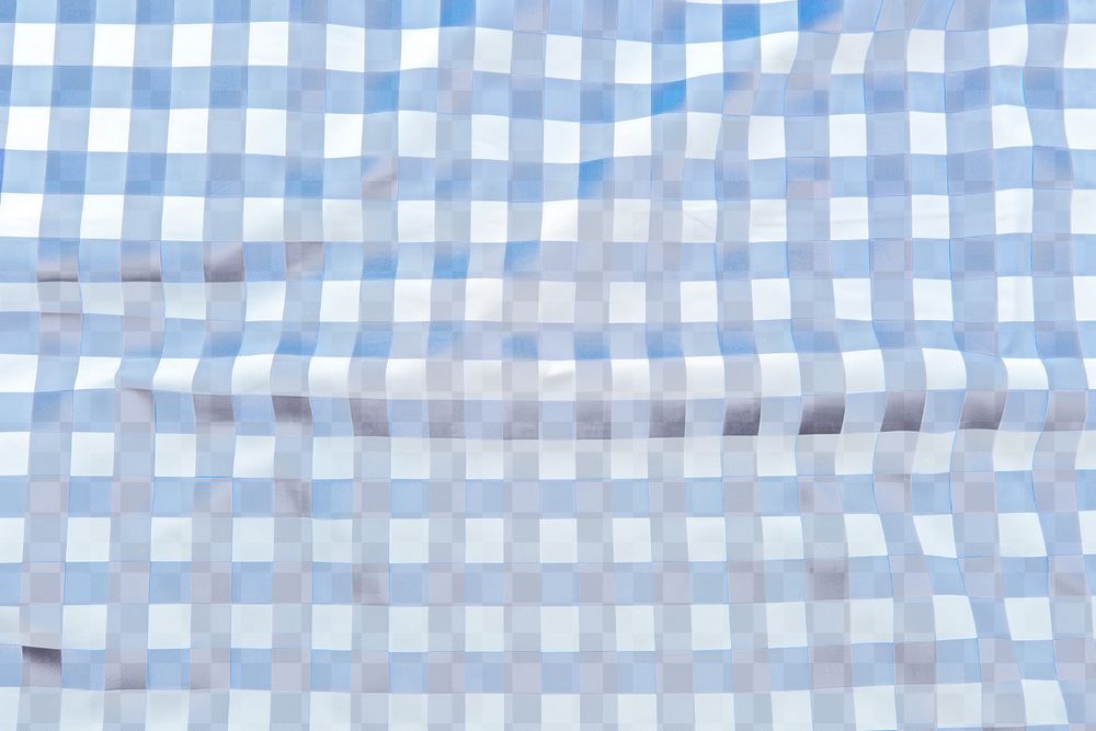 Blue checkered pattern fabric texture | Premium PNG - rawpixel