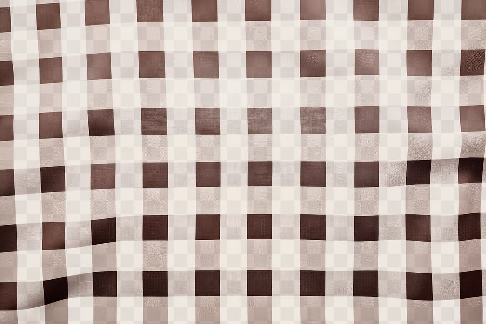 Brown checkered fabric texture png | Free PNG - rawpixel