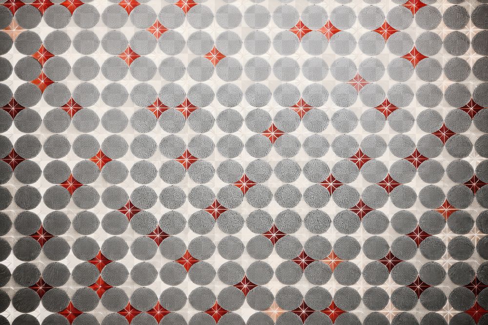 Retro geometric circular pattern fabric | Free PNG - rawpixel