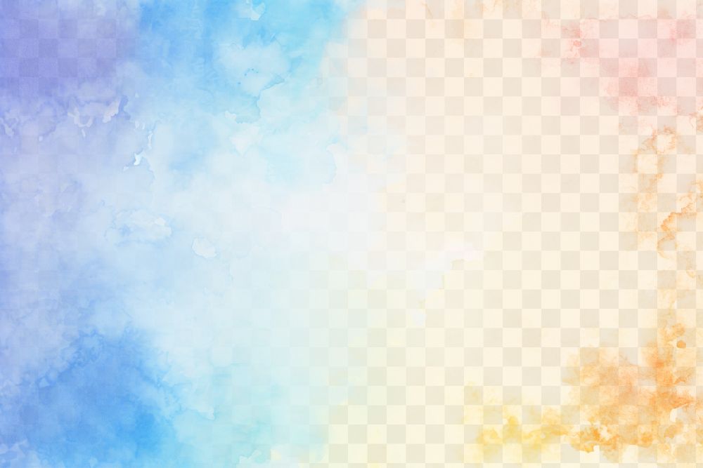Vibrant watercolor gradient png paint | Free PNG - rawpixel