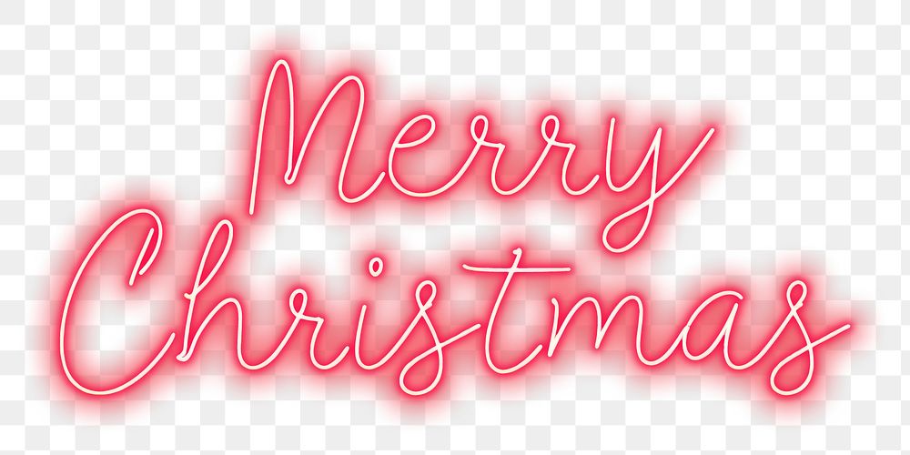 PNG Neon Merry Christmas sign | Free PNG - rawpixel