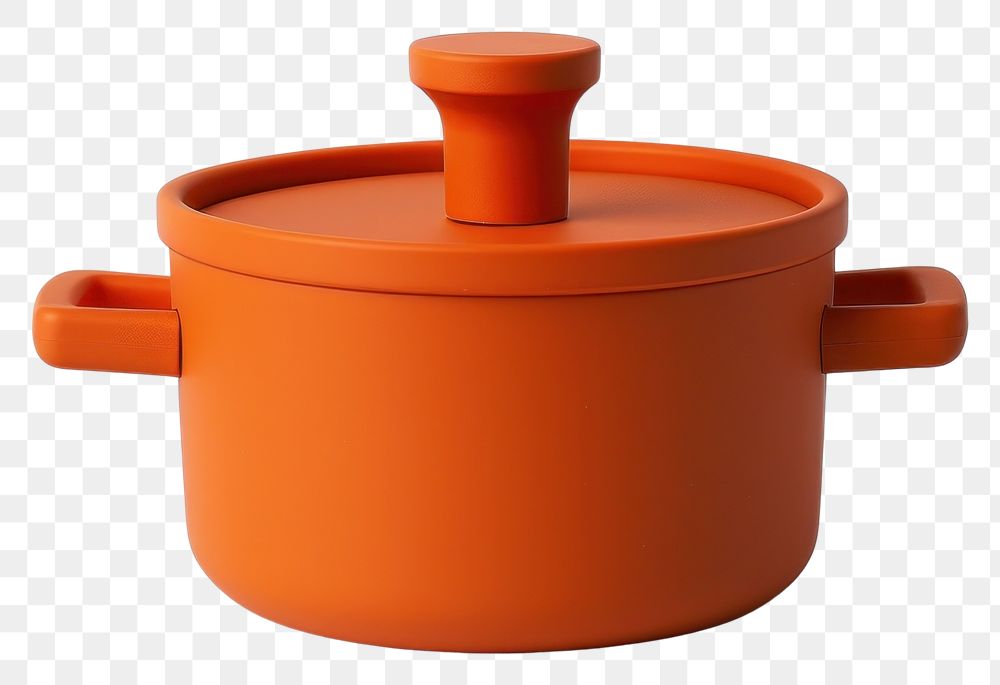 PNG Modern orange cooking pot | Free PNG - rawpixel