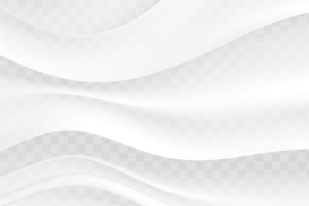 Elegant flowing white abstract png | Free PNG - rawpixel