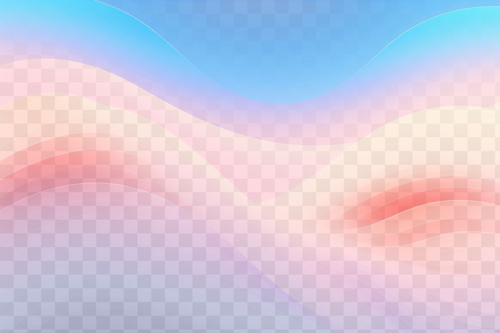 Vibrant abstract gradient waves png | Free PNG - rawpixel