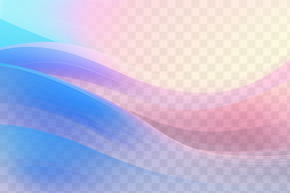 Vibrant abstract gradient waves png | Free PNG - rawpixel