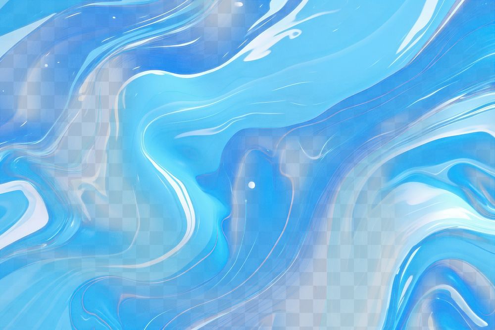 Vibrant abstract blue waves png | Free PNG - rawpixel