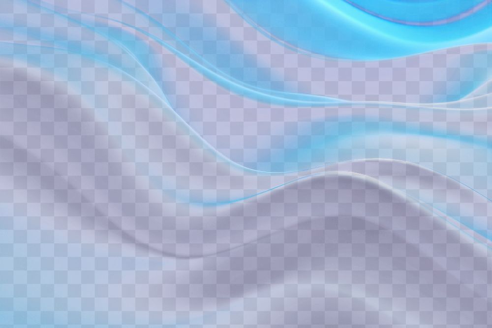 Abstract blue fluid waves png | Free PNG - rawpixel