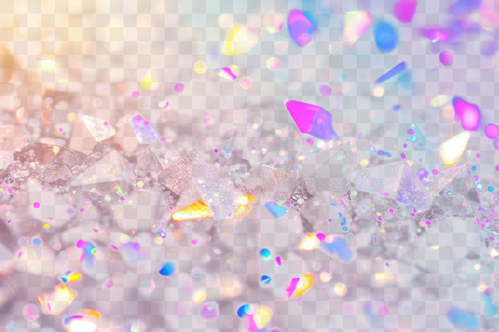 Vibrant sparkling geometric abstract png | Free PNG - rawpixel