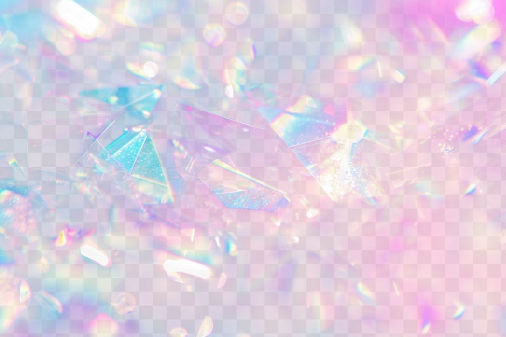 Colorful sparkling crystal png overlay | Free PNG - rawpixel