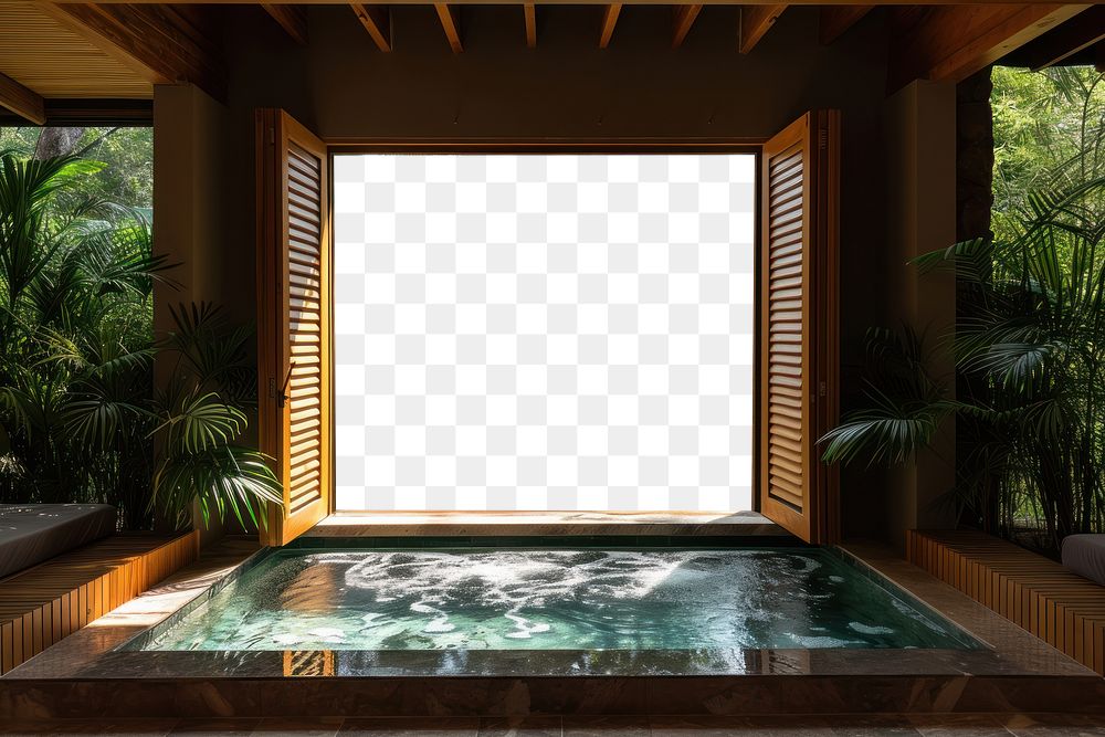 PNG Luxurious indoor spa nature | Free PNG - rawpixel