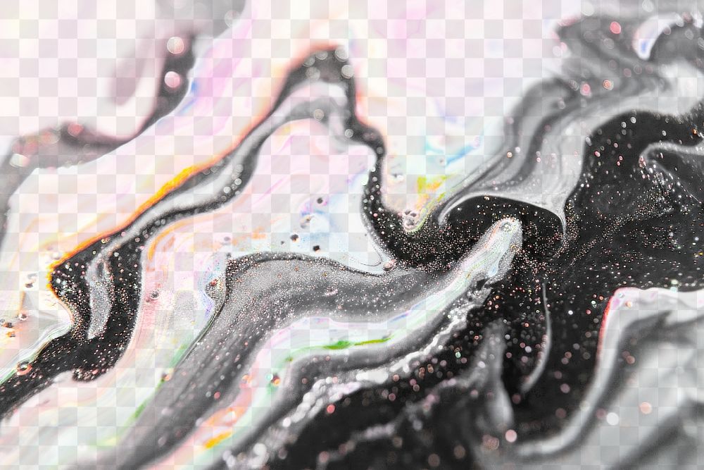 Vibrant abstract fluid png overlay | Free PNG - rawpixel