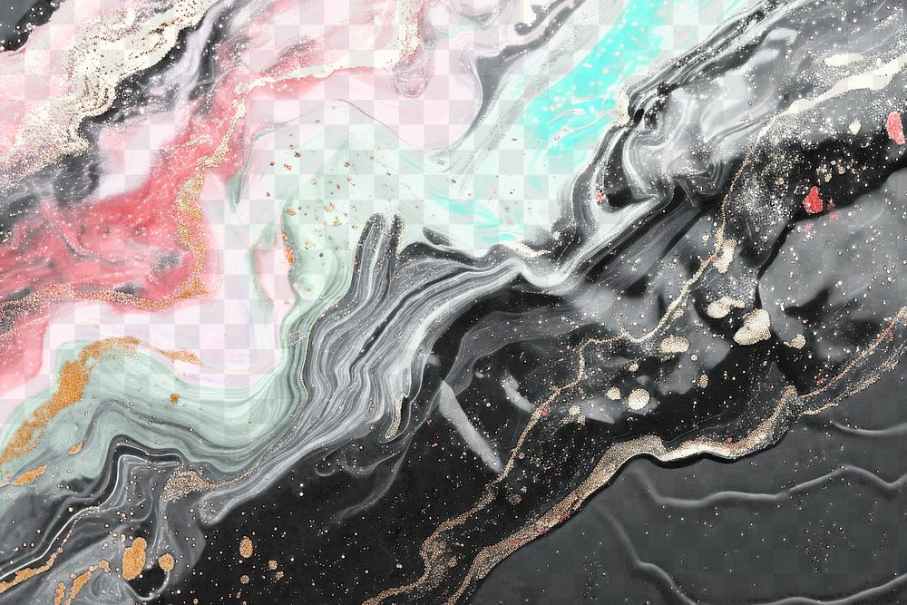 Vibrant abstract fluid png overlay | Free PNG - rawpixel