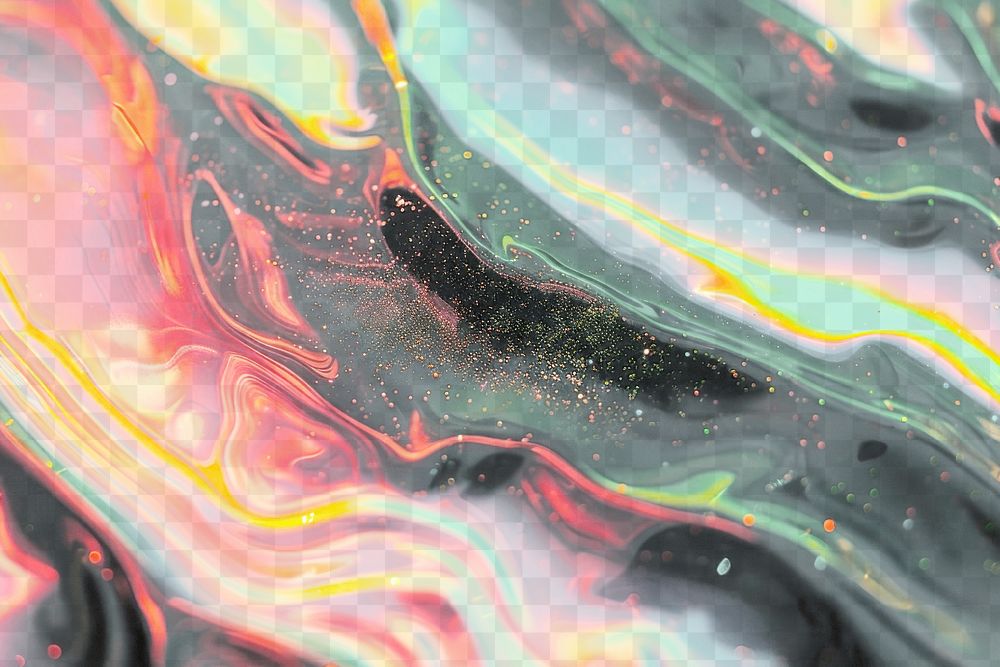 Vibrant abstract fluid png overlay | Free PNG - rawpixel
